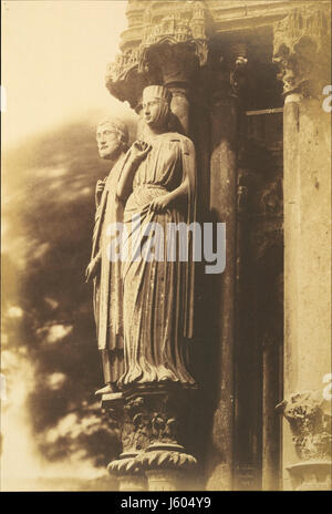 Chartres Cathedral. Henri Le Secq (French, 1818 - 1882 Stock Photo - Alamy