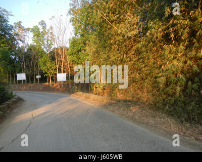 The San Rafael municipal roads in Bulacan, Philippines, pass through ...