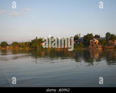 This image captures the scenic views of the riverside districts in ...