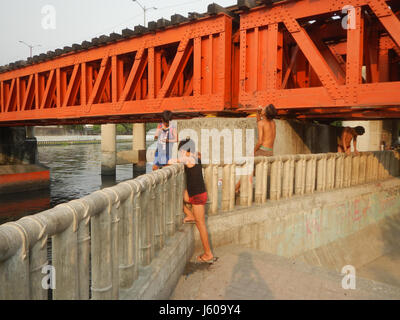 This scene shows the Santa Mesa PNR Station and Pandacan Railway tracks ...