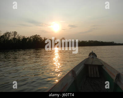 This image captures the serene beauty of the riverbanks at Panasahan ...