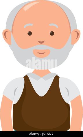 avatar old man Stock Vector Image & Art - Alamy