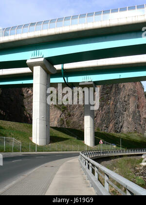 bridge concrete railing stanchion pier bridge parapet post scenery ...