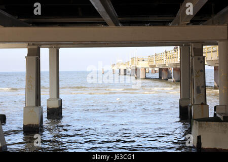 bridge concrete railing stanchion pier bridge parapet post scenery ...