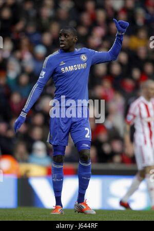 DEMBA BA CHELSEA FC THE BRITANNIA STADIUM STOKE-ON-TRENT ENGLAND 12 ...