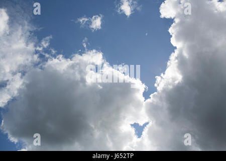 A heart shape gap in clouds Stock Photo - Alamy