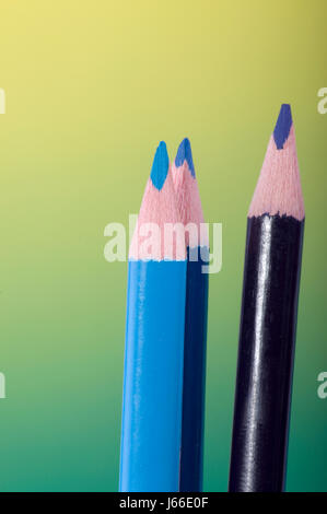 coloured progression pencil pen style eraser school educational ...