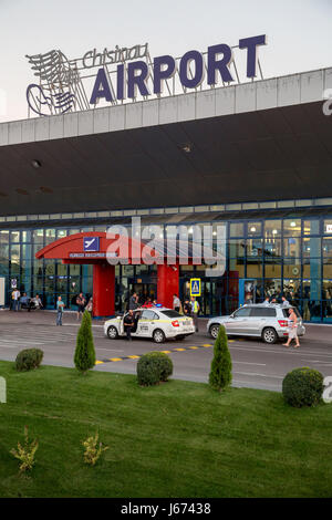 Chisinau, Republic of Moldova, main entrance to Chisinau airport Stock ...