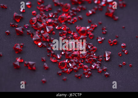 diamond gemstones crystals jewels ruby red bright shiny glittering ...