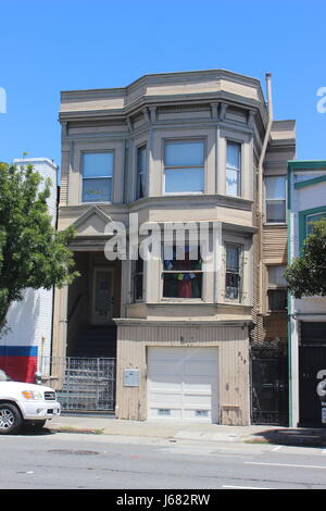 Edwardian Flats built 1908, South of Market, San Francisco Stock Photo ...