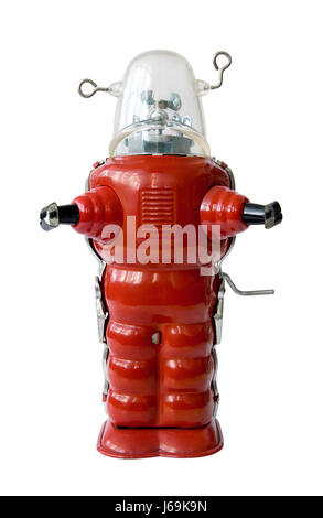 Vintage robot retro classic toy Stock Photo - Alamy