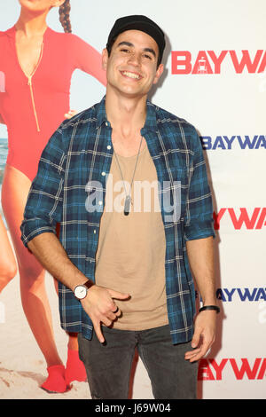 Levi Neufeld at the Australian Premiere of BAYWATCH red carpet, Sydney ...