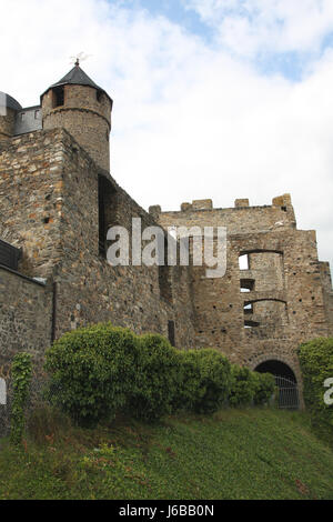 tower ruin fortress rubble chateau castle tower historical stone Stock ...