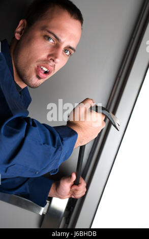 door force entry crowbar strength man theif thief bar tool male ...