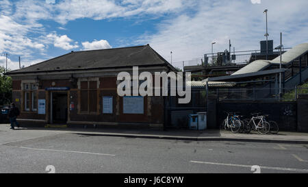 London Underground Train at Stonebridge Park station. London England UK ...