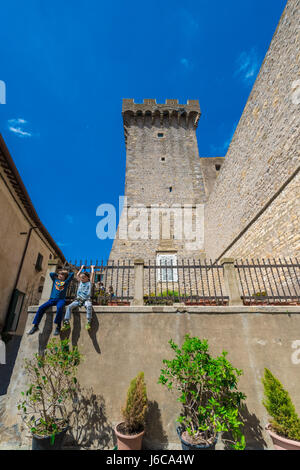 Capalbio, Italy - The historic center of the medieval town in Tuscany ...