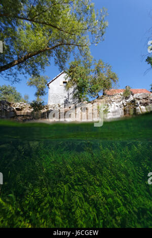 Underwater view of the Gacka River, Croatia Stock Photo - Alamy