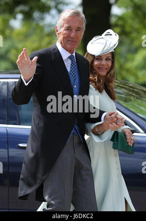 David and Jane Matthews arrive ahead of the wedding of the Duchess of ...
