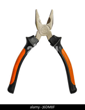 Orange handle pliers Stock Photo - Alamy