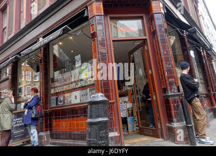 Soho record shop store 'Sounds of the Universe' exterior outside view ...