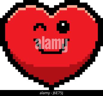 Vector illustration of a cartoon ghost, winking, with his tongue out ...