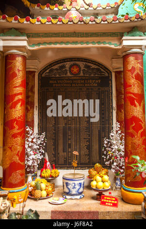 Vietnam, Hanoi, Bach Ma Temple Stock Photo - Alamy