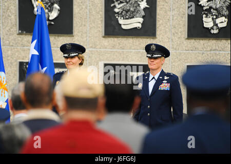 Lt. Gen. Michelle Johnson, Air Force Academy superintendent, presents ...