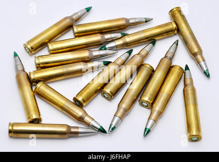 Pile of 5.56 mm Rifle Ammunition Stock Photo - Alamy