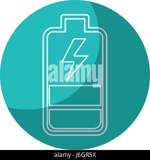 sticker battery power electric digital charge Stock Vector Image & Art ...