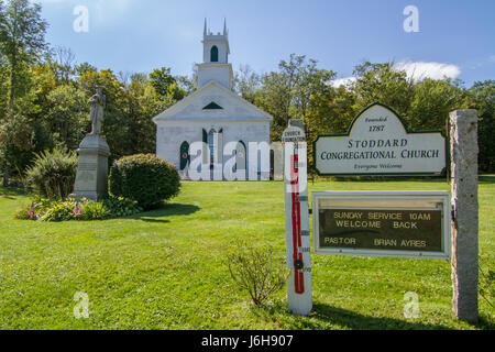 Stoddard Congregational Church, Stoddard, New Hampshire, a typical ...
