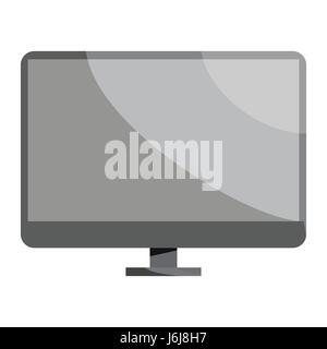 Monitor icon, black monochrome style Stock Vector Image & Art - Alamy