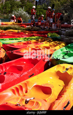 Whitewater kayaking on the Zrmanja RIver, Croatia Stock Photo - Alamy
