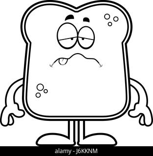 A cartoon illustration of a piece of poop looking sick Stock Vector ...