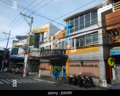 The intersection of M. H. del Pilar Street and A. Mabini Street marks the boundary between ...