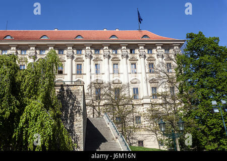 The Cernin Palace is the largest of the baroque palaces of Prague at ...