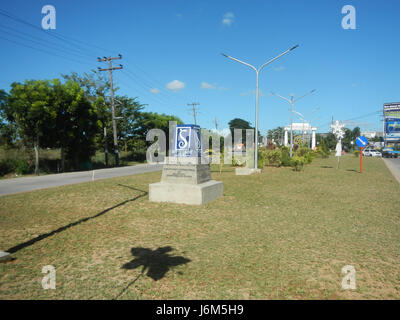 The Welcome Arch Boundary Sign located along the Pan-Philippine Highway ...