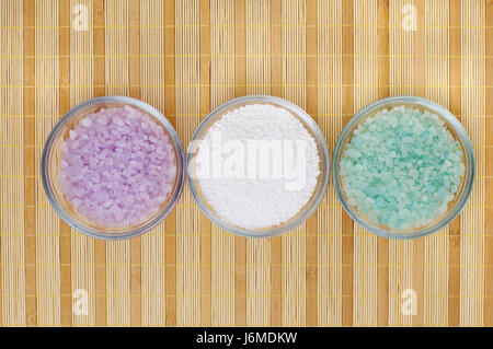 salt bamboo mat colorful bathing resort spa mineral spring bath ...