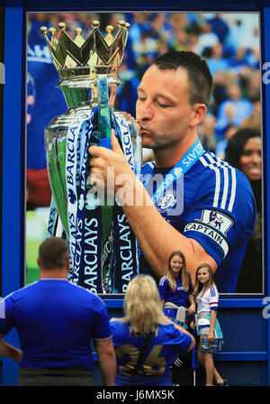 Poster of John Terry at Stamford Bridge Stock Photo - Alamy