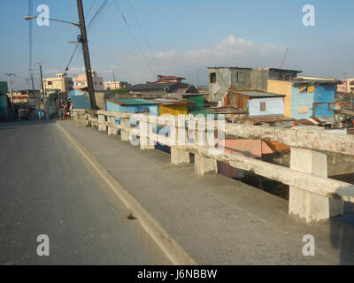 This image shows the Barangays Velasquez Bridge in the Tondo district ...