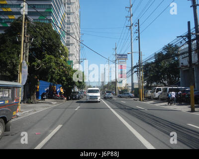 This image shows the Magallanes Interchange in Makati City, a major ...
