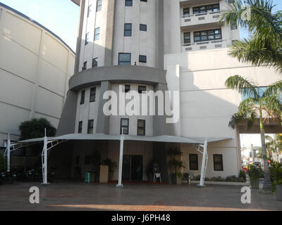 The image shows the Pasig City Hall Compound, featuring several ...