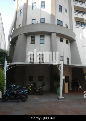 The image shows the Pasig City Hall Compound, featuring several ...