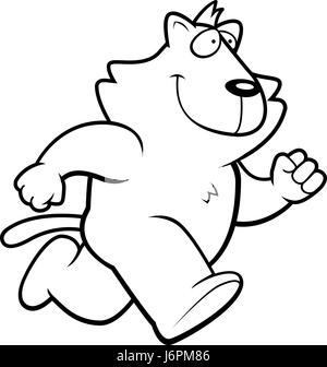 cartoon cat running Stock Vector Image & Art - Alamy