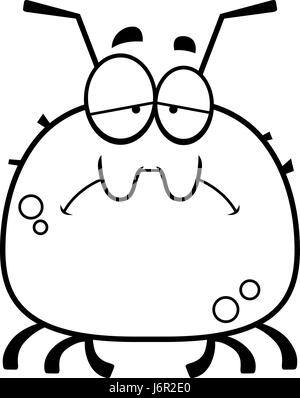 A cartoon illustration of a tick looking sad Stock Vector Image & Art ...