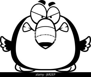 A cartoon illustration of a toucan looking angry Stock Vector Image ...