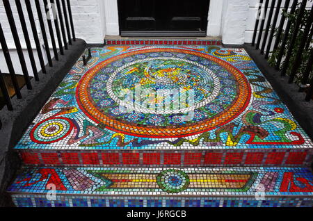 colourful mosaic doorsteps Stock Photo - Alamy