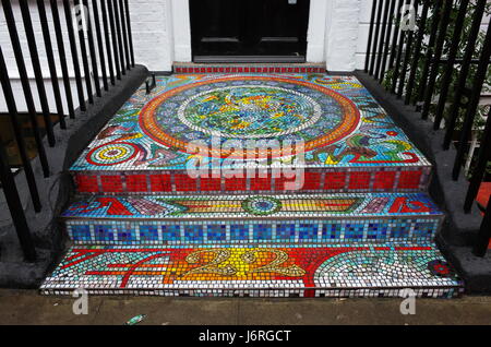 colourful mosaic doorsteps Stock Photo - Alamy