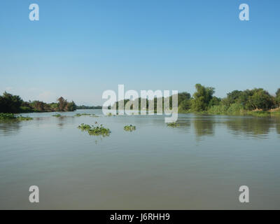 This image shows the river districts of Candelaria Delta in Macabebe ...