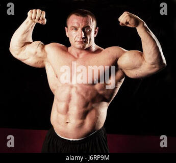 Mariusz Pudzianowski, a renowned Polish strongman and five-time winner ...
