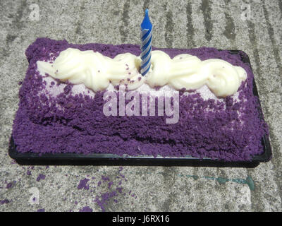 Ube cakes and Pancit Malabon are popular Filipino dishes. Ube cakes are ...